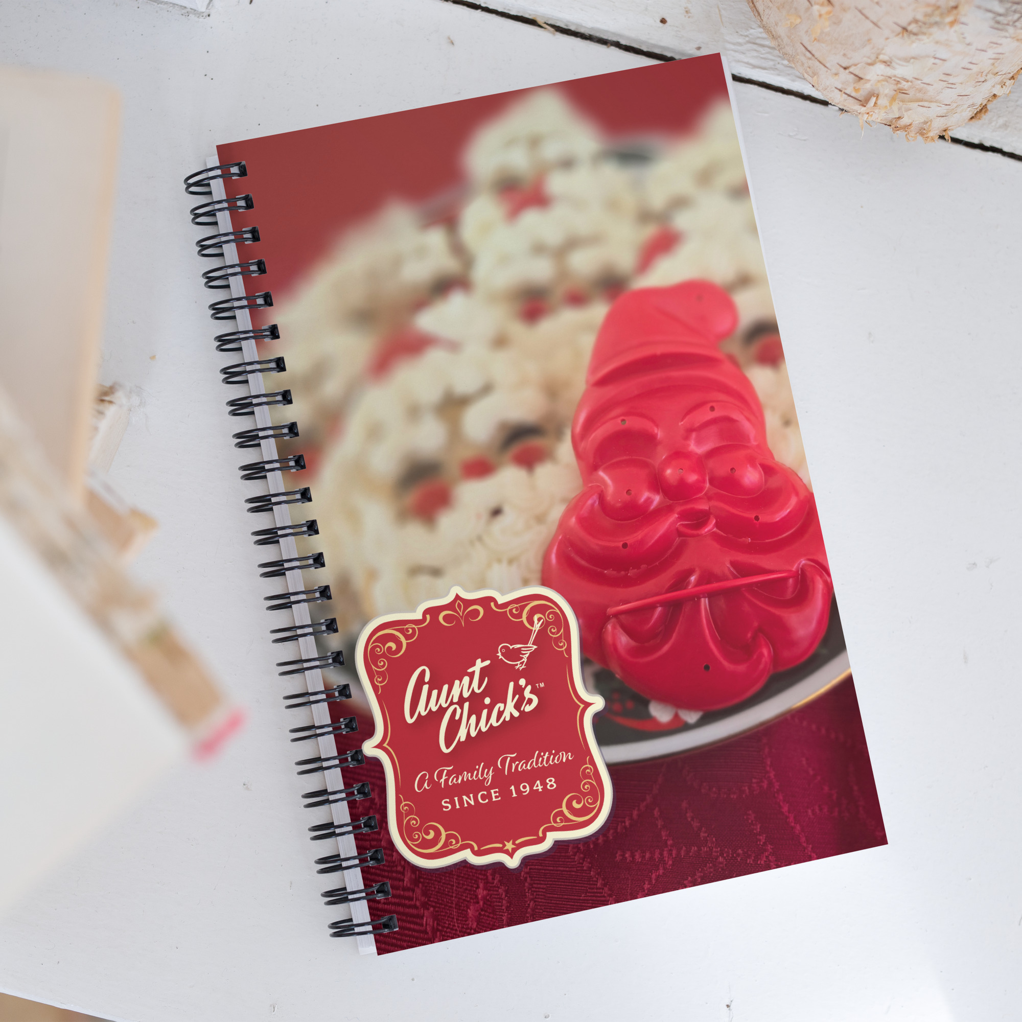 Aunt Chick's™ Commemorative Spiral notebook - Gramma's Cutters - Baking ...