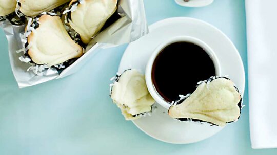 Aunt Chick's Coconut Sandwich Cookies with Dark Chocolate Filling ...